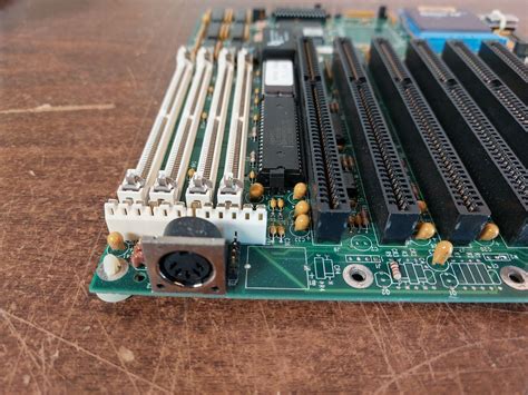 Vintage Motherboard W Intel I486 Dx Processor Socket 3 Micronics 09