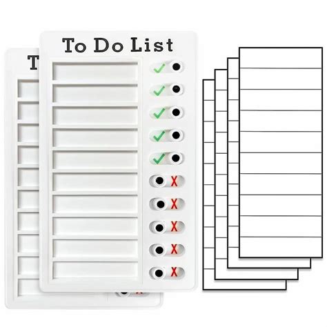 2pcs To Do List Notepad Chore Chart For Adults Checklist Task Board Eb Eb 1 2800000547 At