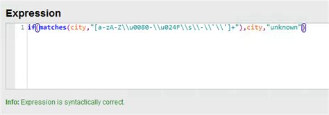 Correct Regex In Expression Builder Not Accepted — Altair Community