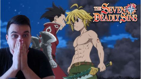 МЕЛИОДАС ПРОТИВ 10 ЗАПОВЕДЕЙ Реакция на аниме Семь смертных грехов 2 сезон 19 серия Youtube