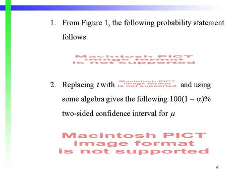 Chapter 11 Statistical Inference One Sample Confidence Interval
