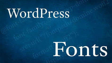 WordPress Custom Fonts Updated 6 3 2024 FireflyWP