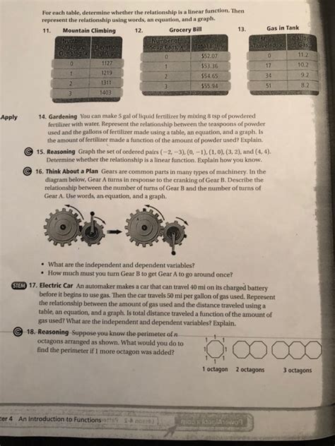 Solved For Each Table Determine Whether The Relationship Is