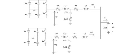 Model Of A System With Two Parallel Connected Pwm Inverters Supplying A Download Scientific