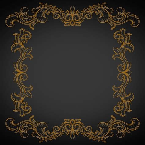 Premium Psd Ornament Simple Background Sketch