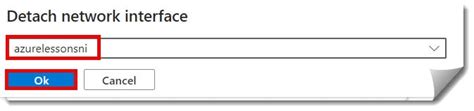 How To Detach Network Interface Azure Azure Lessons