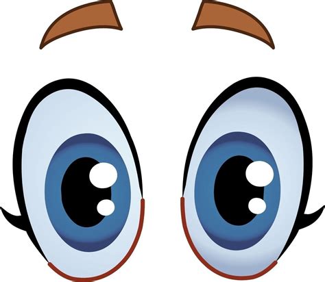 Мультяшные глаза на прозрачном фоне фото и картинки Abrakadabra Fun