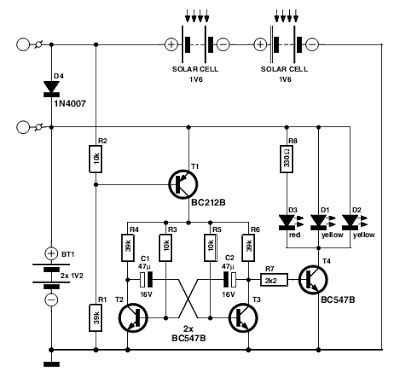 Flasher With LED High Intensity Circuit Diagram Electronic Circuits Diagram