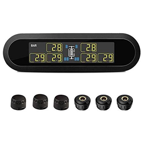 B Qtech Tire Pressure Monitoring System RV TPMS For Trailer Travel Motorhome PSI With