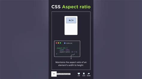 📐 Css3 Aspect Ratio Master Responsive Design Shorts Shortvideo