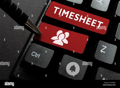 Sign Displaying Timesheet Word Written On Graphical Representation Of