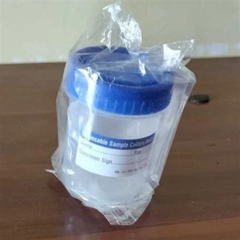 Plastic 50 Ml Urine Sample Container For Hospital At Rs 25piece In Sonipat