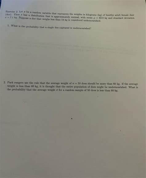 Solved Exercise 2 Let X Be A Random Variable That