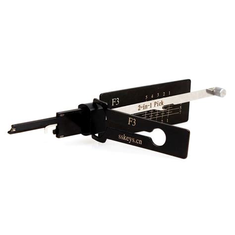 Lishi Style Iseo F3 2 In 1 Decoder And Pick Goso Lock Picks