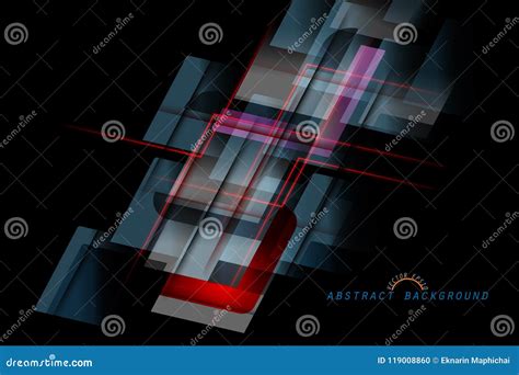 Translucent Color On A Black Stock Vector Illustration Of Vector Abstract 119008860