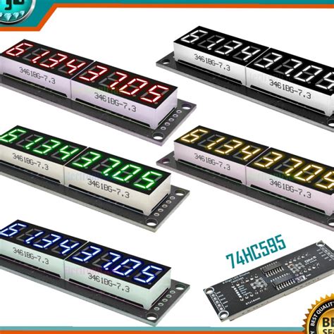 Jual Module Seven Segment 8 Digit 0 36 Tm1637 Led 7 Segment Display Rgbyw Shopee Indonesia