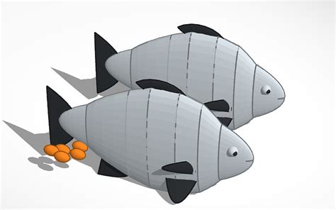 3d Design Flappy The Salmon Tinkercad