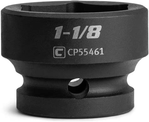 Amazon Com Capri Tools 1 1 8 In Stubby Impact Socket 1 2 In Drive 6 Point SAE Tools