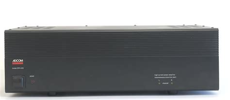 Adcom Gfa 545 Stereo Power Amplifier Reverb
