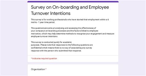 Survey For Dissertation R India