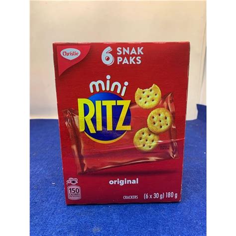 Christie Mini Ritz Original Crackers 6 X 30g