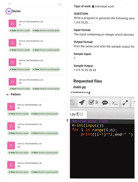 Divya Bharathi R T On Linkedin Python Seriesandpatterns