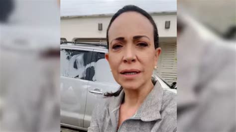 Video María Corina Machado Denuncia Atentado En Su Contra
