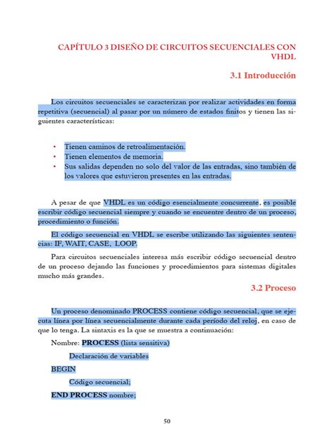 Vhdl Códigos Secuenciales Pdf Vhdl Programación De Computadoras