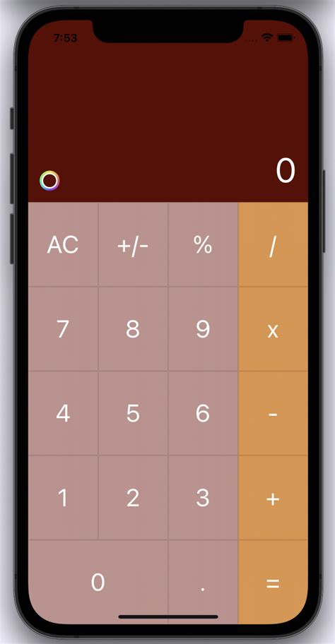 Github Djallil14calculatorswiftui A Calculator Made For Ios 15 In