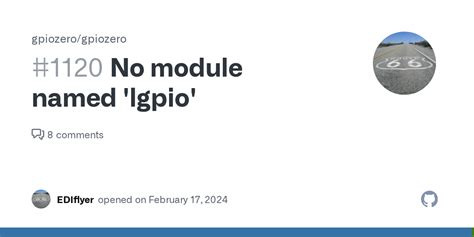 No Module Named Lgpio · Issue 1120 · Gpiozerogpiozero · Github