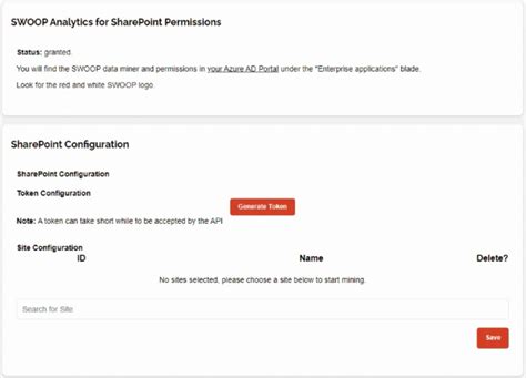 Removing A Site From Swoop For Sharepoint Swoop Analytics