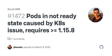 Pods In Not Ready State Caused By K8s Issue Requires 1158 · Issue 1472 · Azureaks · Github