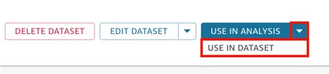 Creating A Dataset Using An Existing Dataset In Amazon Quicksight Amazon Quicksight