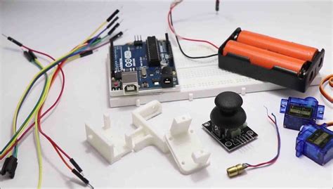 How To Make Arduino Laser Turret Using Servo Motors And Joystick