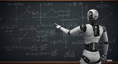 Robot In A Classroom Stock Illustration Illustration Of Modern 371052418