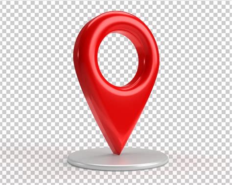 premium psd location map pin 3d pointer icon