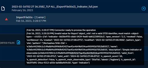 Errors When Importing Stix · Issue 1051 · Opencti Platform Connectors · Github