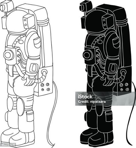 우주 비행사 문자는 흰색 바탕에 손으로 그린 Stylespaceman을 설정합니다 우주 비행사에 맞게 벡터 과학에 대한 스톡 벡터 아트 및 기타 이미지 Istock