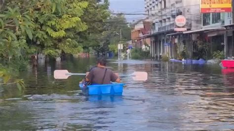 แม่น้ำมูลไหลท่วมย่านเศรษฐกิจเทศบาลนครอุบลฯ เสียหายไม่น้อยกว่า 5 000 ล้านบาท