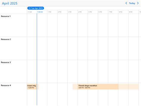 Angular And Ionic Timeline Event Buffer Example Mobiscroll