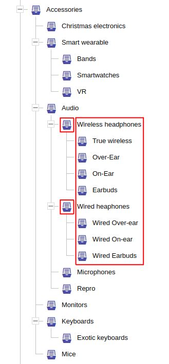 Documentation Hierarchy Filtering EvitaDB