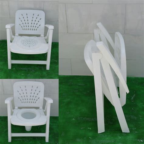 توالت فرنگی مبله تاشو تمام پلاستیکی سه کاره فروشگاه تجهیزات پزشکی و