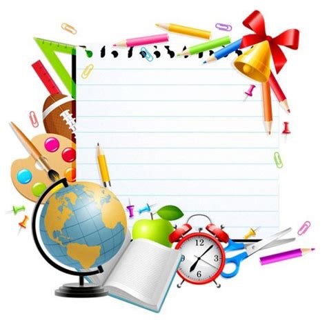 Фоны и рамки на тему «Школа Школьные украшения Школьные принадлежности Школьные темы