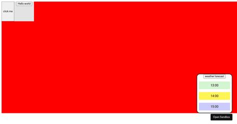 Expandable Element Codesandbox