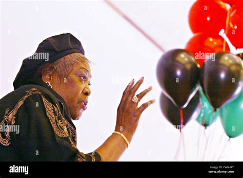 Betty Williams Gives The Welcome Address At The Afro American Cultural
