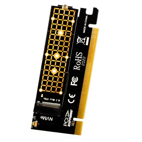 M.2 NVME към PCI-E x16 адаптер, JESWO, черен - eMAG.bg