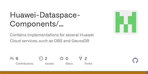 Github Huawei Dataspace Components Components Contains Implementations For Several Huawei