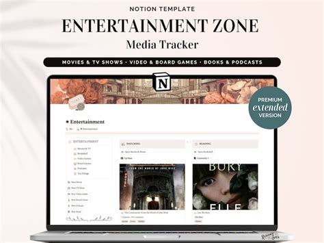 notion template for media tracker