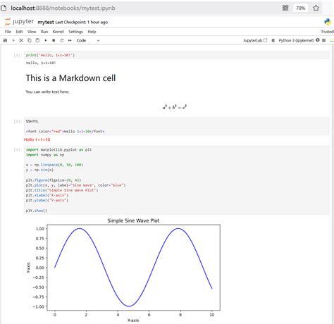 Jupyter 学习小记（一） — 1110