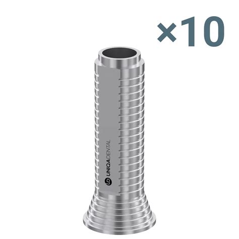 10 X Sleeves For Multi Unit Abutment D Type H12 Uniqa Dental